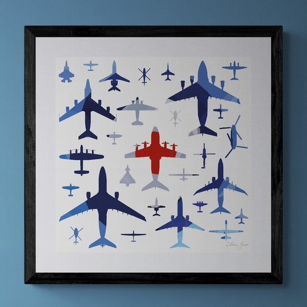 RAF Fleet 2024 Ensign Limited Edition Print – Gillian Jones Designs
