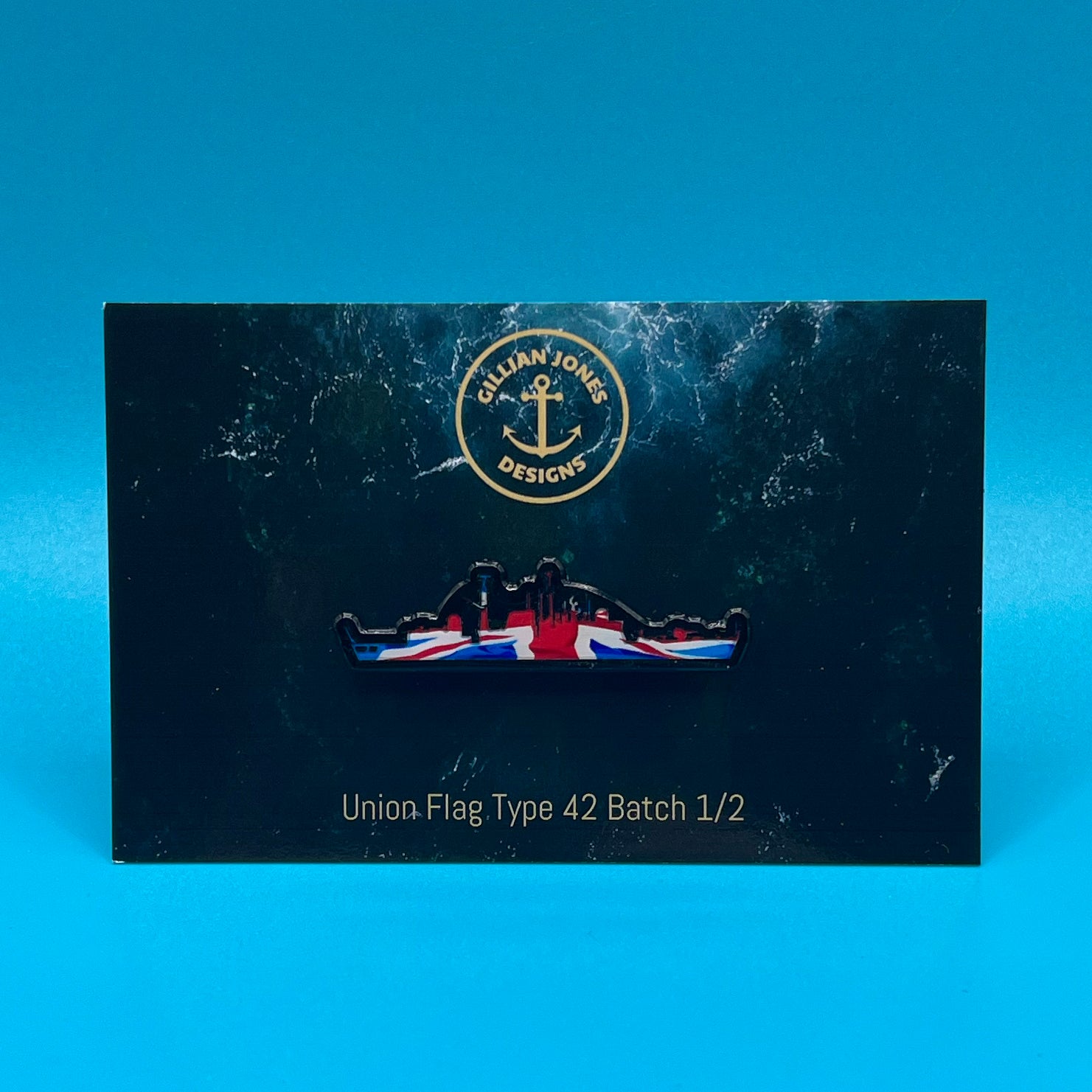 Type 42 Batch 1/2 Union Flag Lapel Pin – Gillian Jones Designs