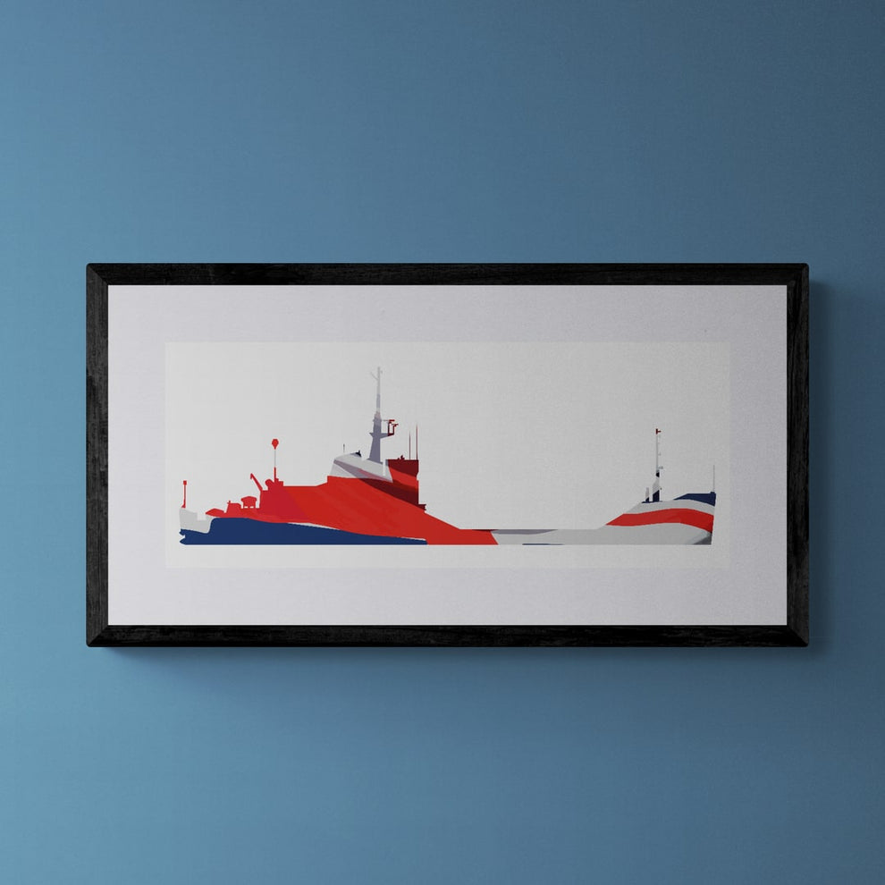 HMAV Ardennes Union Flag Print – Gillian Jones Designs